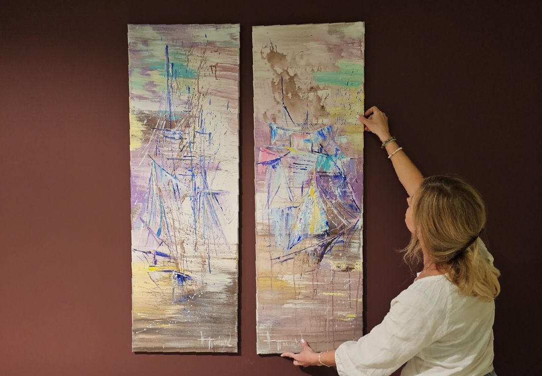 Expositie van Natalia Polischuk bij Van Til Interieur